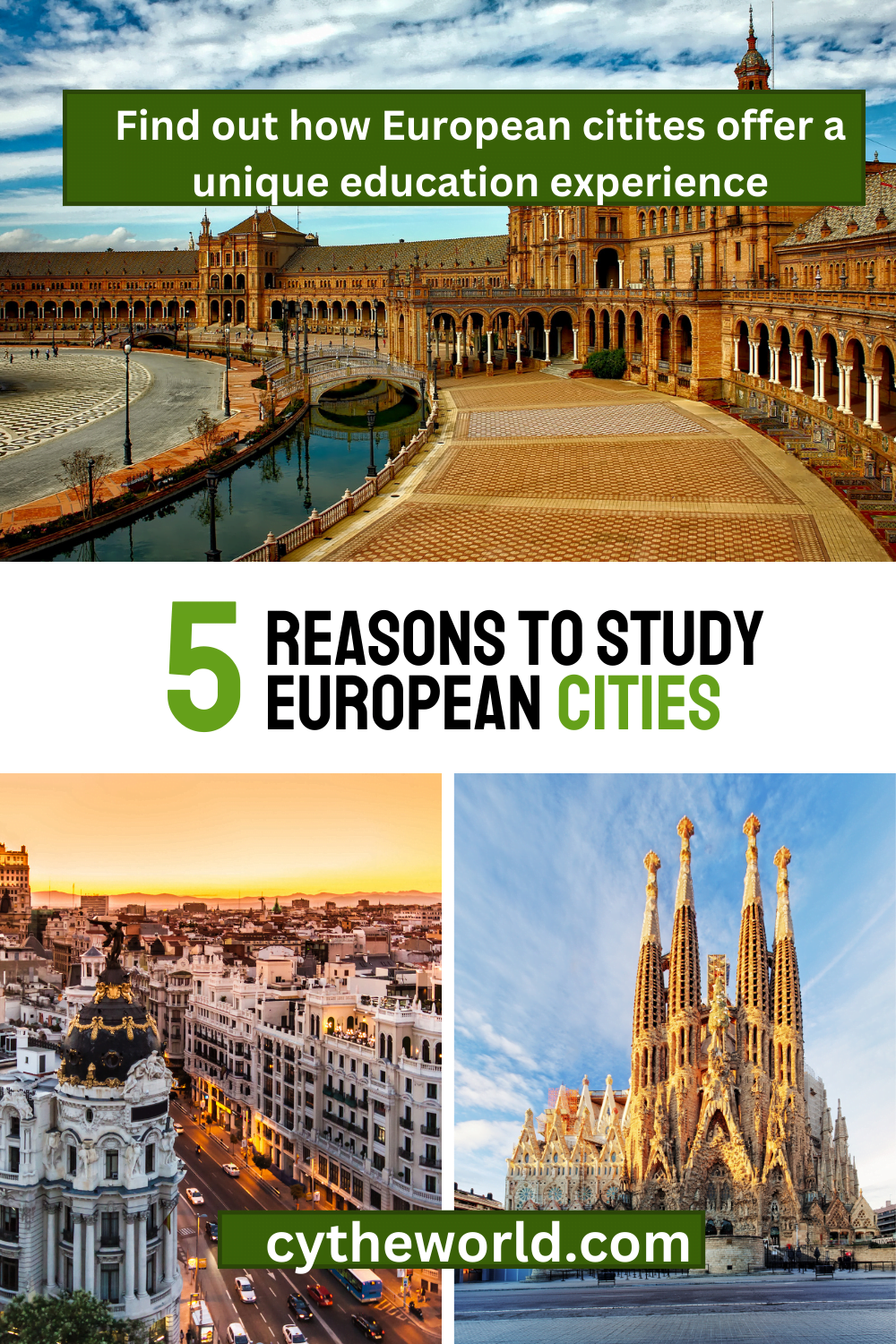 Top 5 Reasons European Cities Are Ideal Study Abroad Destinations